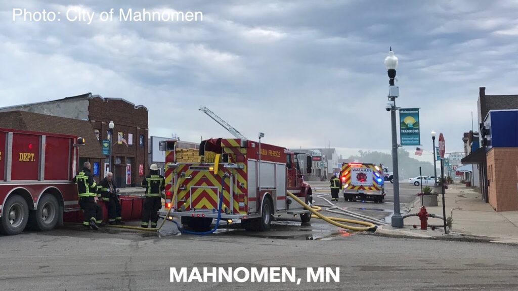 Early Monday Morning Fire In Downtown Mahnomen - iNewZ