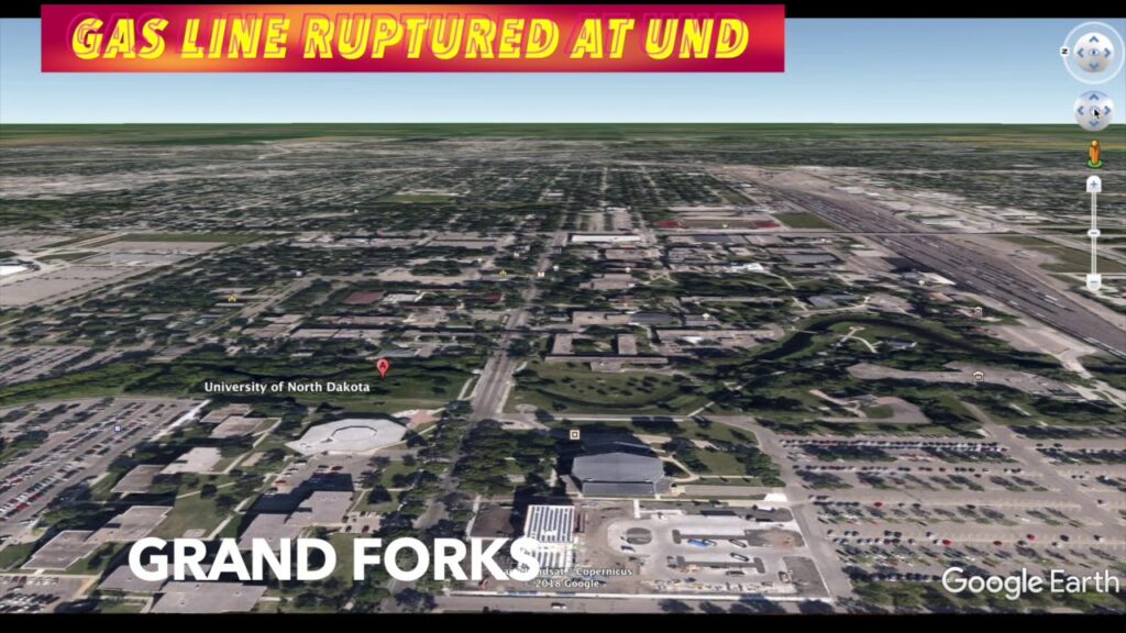 Gas Line Ruptured At University Of North Dakota - iNewZ