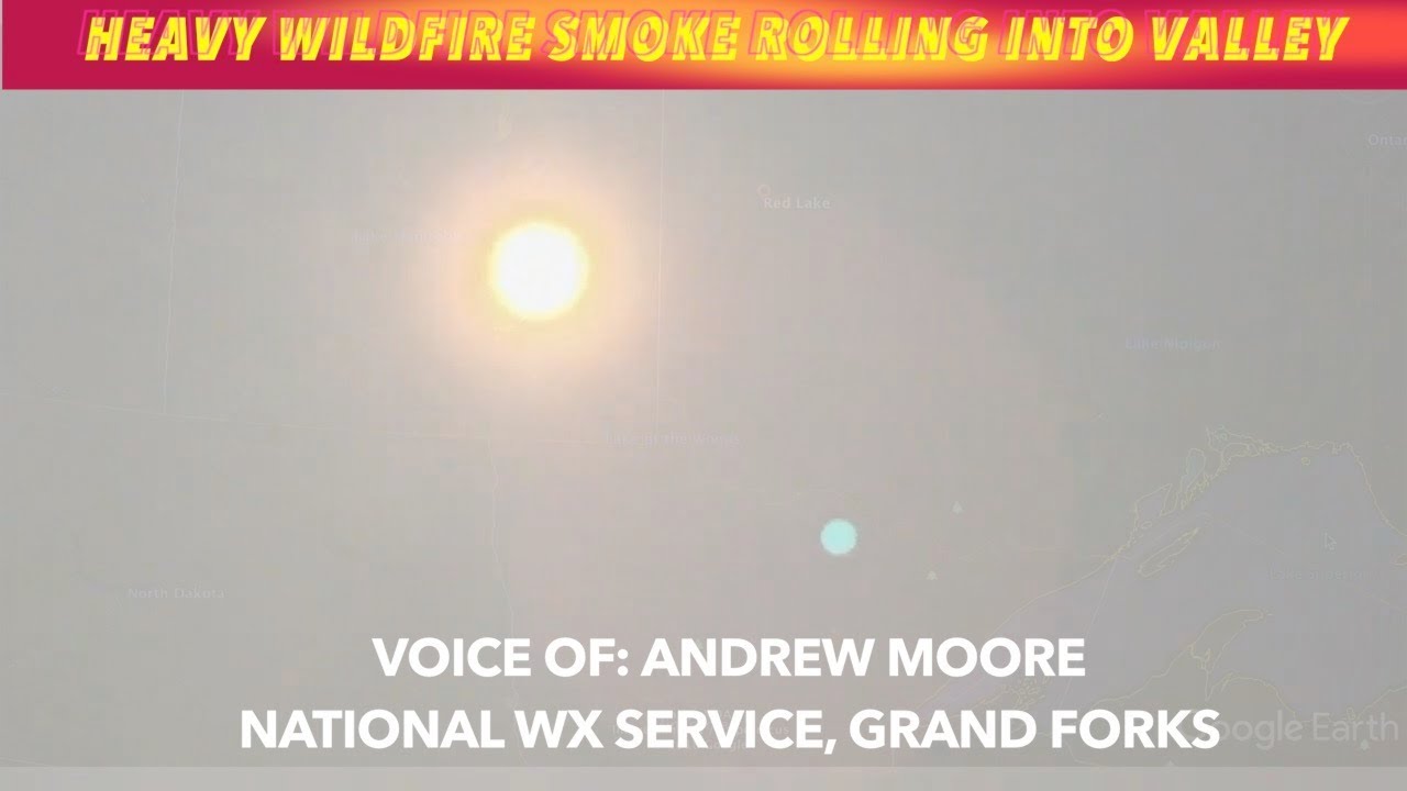 Heavy Wildfire Smoke Rolling Into Valley - iNewZ