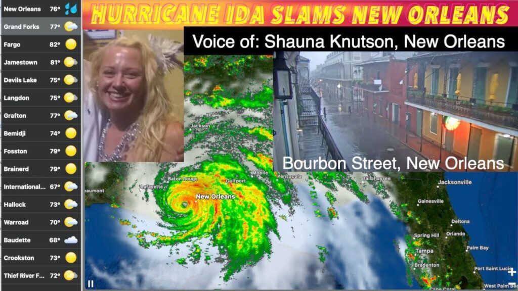 Native Of Our Region Rides Out Hurricane Ida In Her New Orleans Home On Sunday Evening - iNewZ