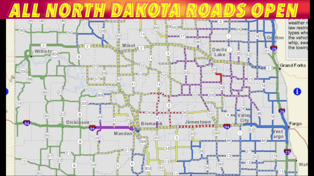 North Dakota Roads Reopened To Traffic - iNewZ