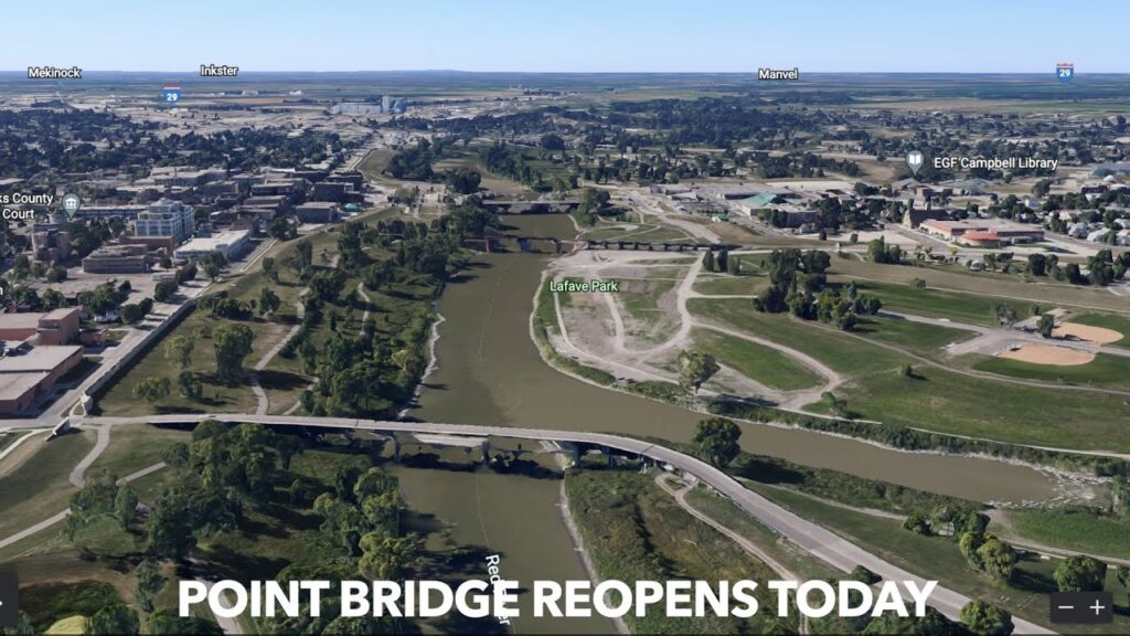Point Bridge Connecting Grand Forkss-EGF Reopens Today, May 5th, By End ...