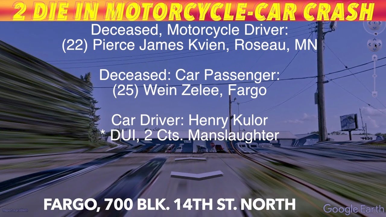 Roseau Man 1 Of 2 Killed In Fargo Motorcycle-Car Crash - iNewZ