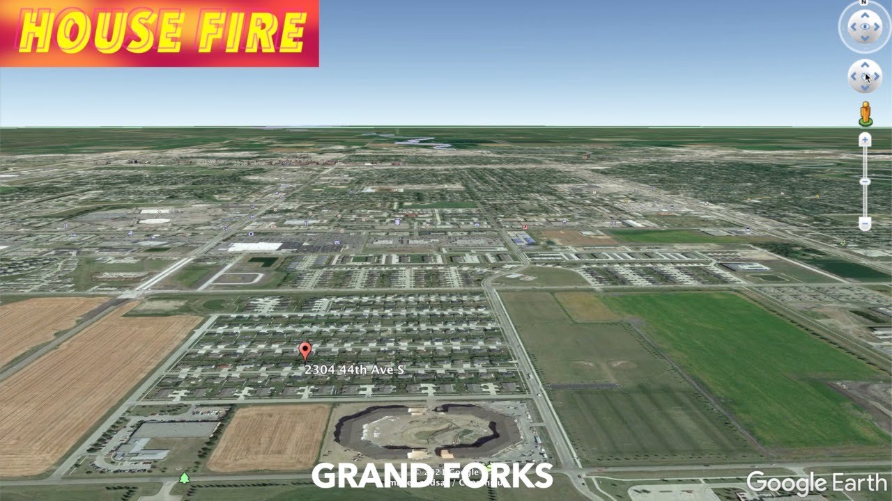 Thursday Afternoon House Fire In Grand Forks - iNewZ