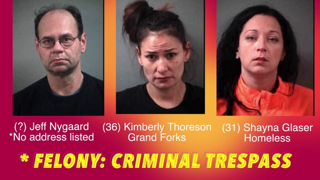 Trio Charged With Early Monday Morning Grand Forks Crime - iNewZ