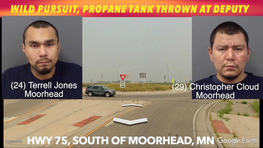 Wild Pursuit, Propane Tank Thrown At Deputy's Vehicle - iNewZ