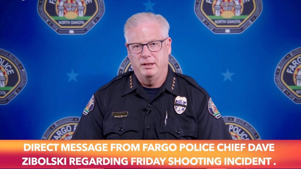 Direct Message From Fargo Police Chief Dave Zibolski Regarding Friday ...