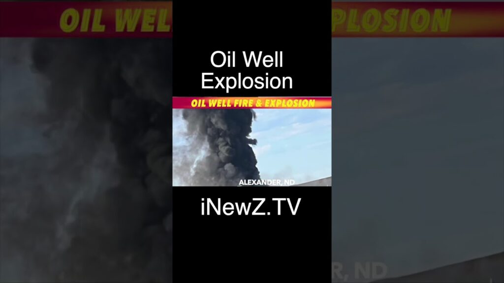 Oil Well Explosion & Fire In Western North Dakota - iNewZ