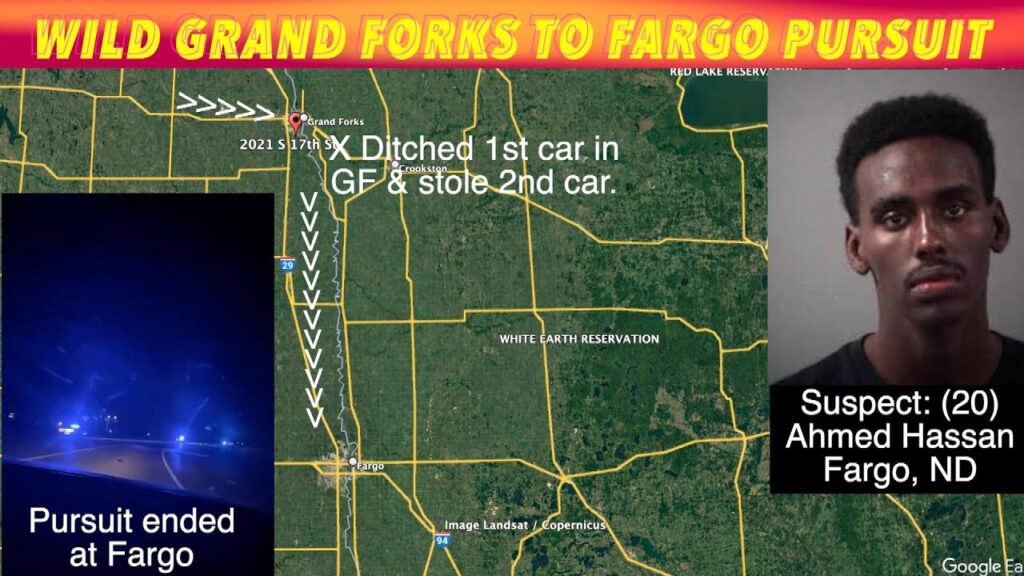 Wild, Early Saturday Morning Pursuit, Grand Forks To Fargo - iNewZ