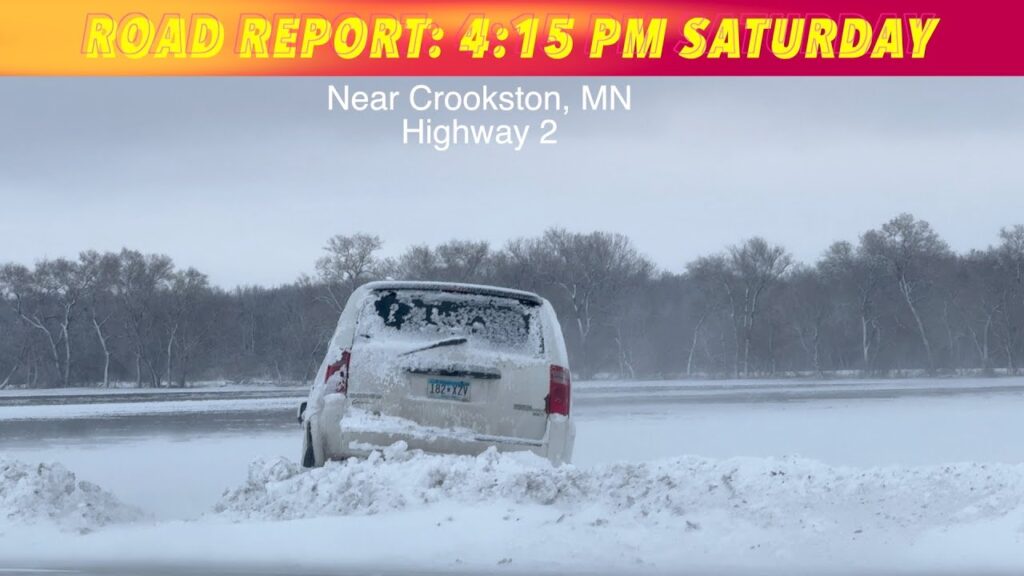 ND-MN ROAD REPORT: 4:25 PM Saturday * Vehicle in Ditch WEST of ...