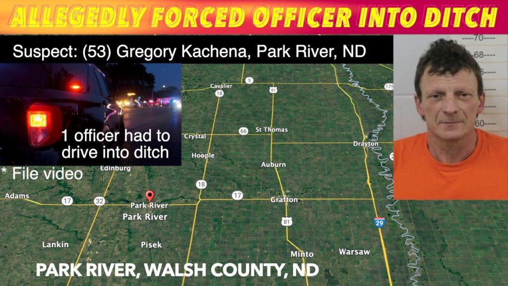 Park River Man Charged With Making Officer Hit The Ditch - iNewZ