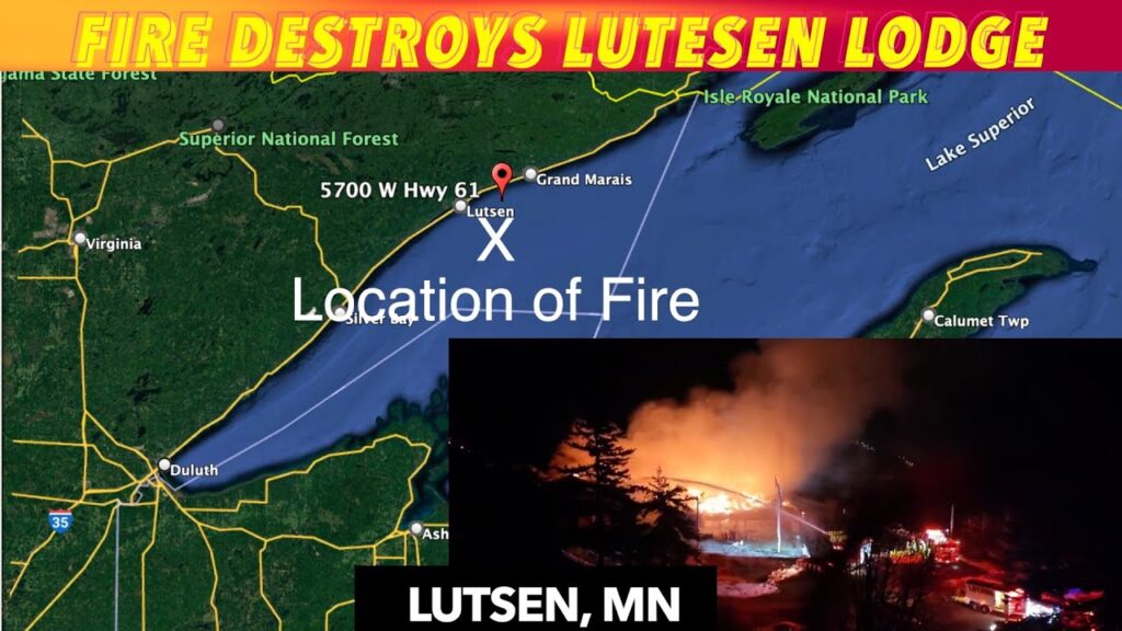 Monday Night Fire Destroys Historic Lutsen Lodge - iNewZ