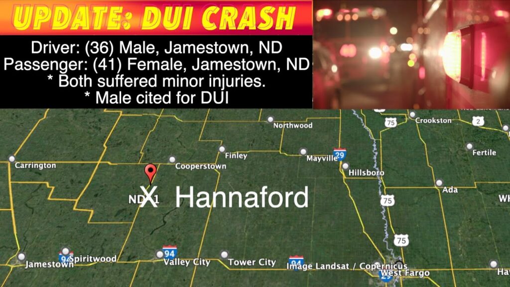 UPDATE: DUI Crash Near Hannaford, North Dakota - iNewZ