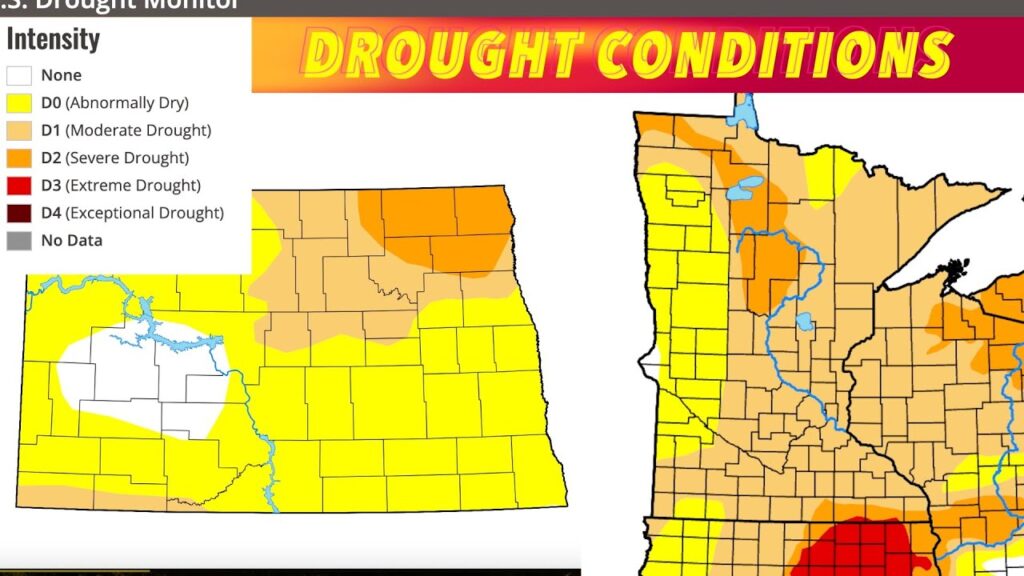 Drought Conditions Across Minnesota & North Dakota - iNewZ