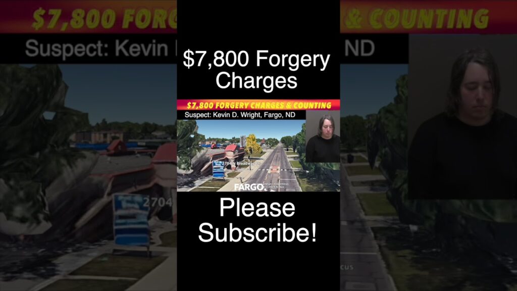 $7,800 Worth Of Forgery Charges & Counting - iNewZ