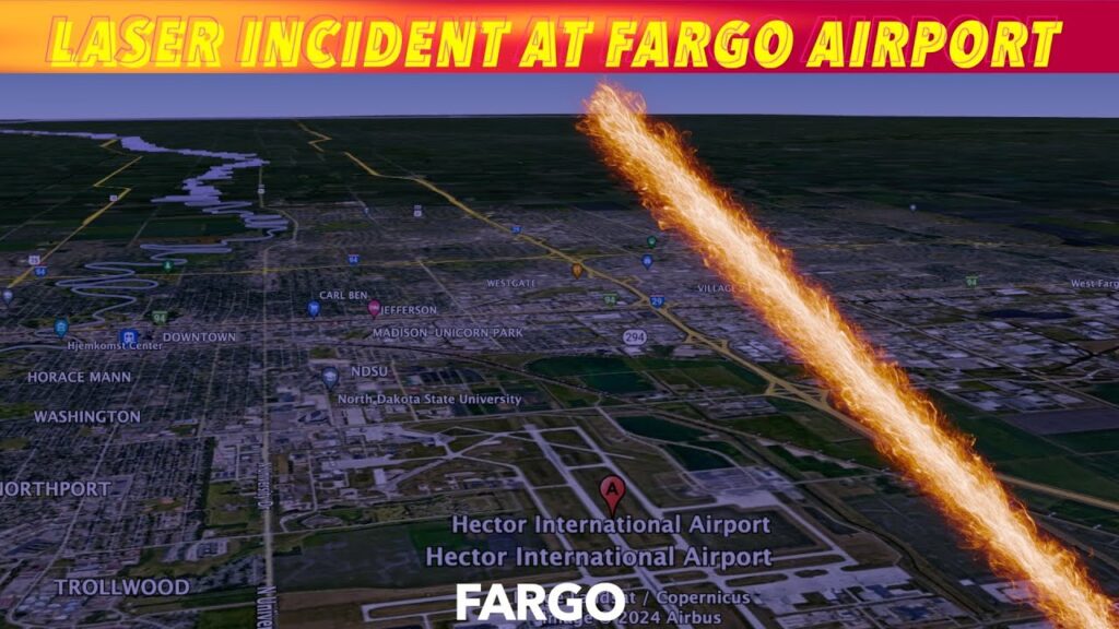 Laser Incident At Fargo Airport - iNewZ