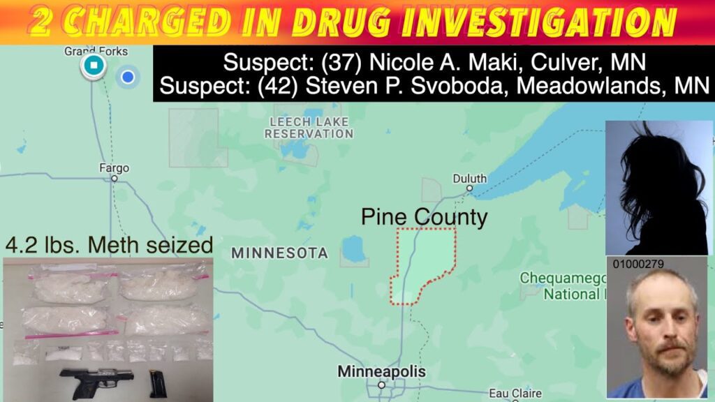 Two Charged In Drug Investigation, 4 Pounds Meth & Firearm Seized - iNewZ