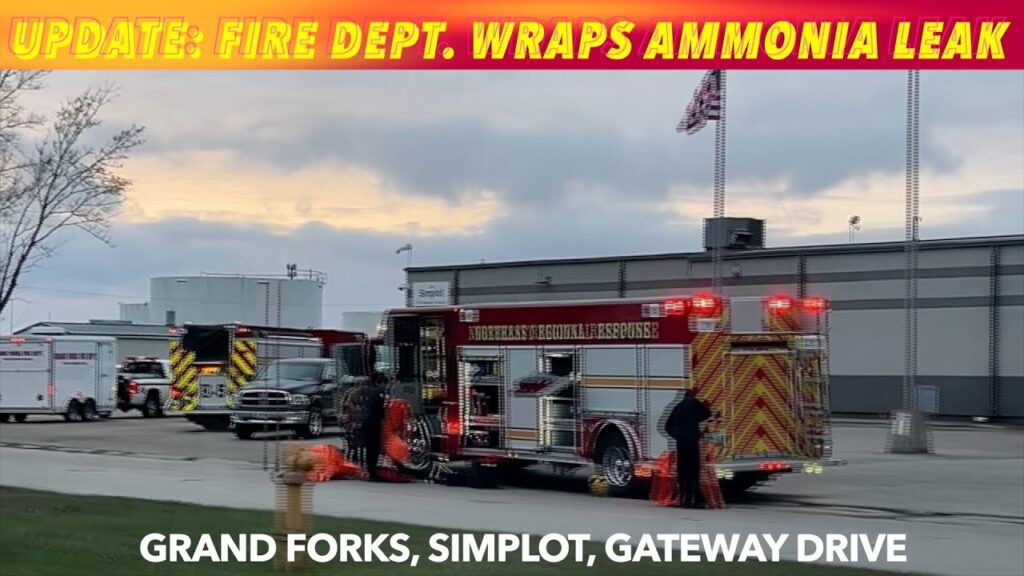 UPDATE: Grand Forks Firefighters Wrap Up Ammonia Leak At Simplot Plant ...