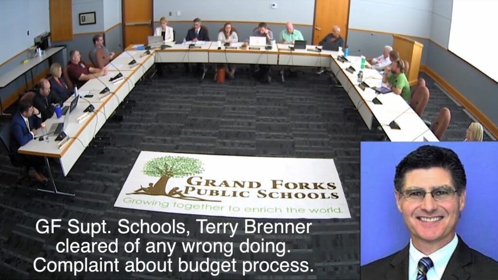BREAKING NEWS: GF Supt. Schools Terry Brenner Cleared Of Any Wrong Doing by School Board - iNewZ