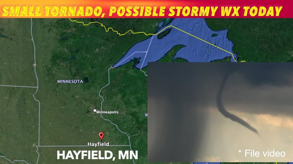 Small Tornado Monday Night, Possible Stormy Weather Today - iNewZ