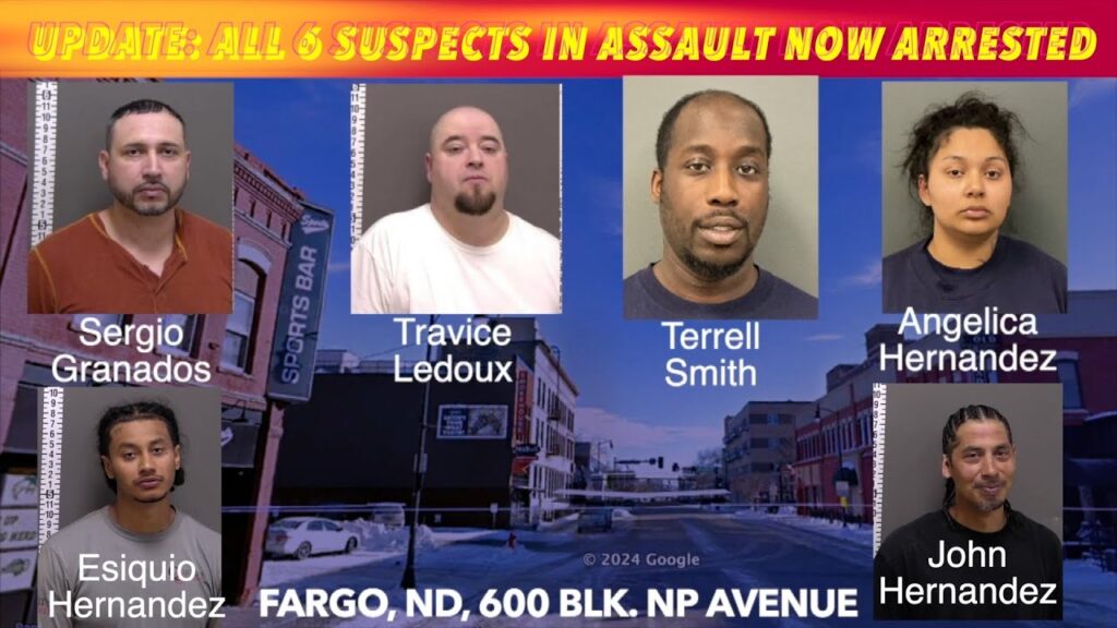 UPDATE: All 6 Suspects Now Arrested & Charged In Brutal Fargo Beating - iNewZ