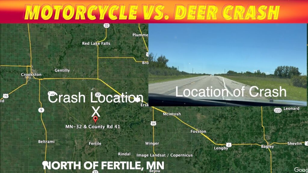 BREAKING NEWS: Motorcycle VS. Deer Crash In Polk County, Minnesota - iNewZ