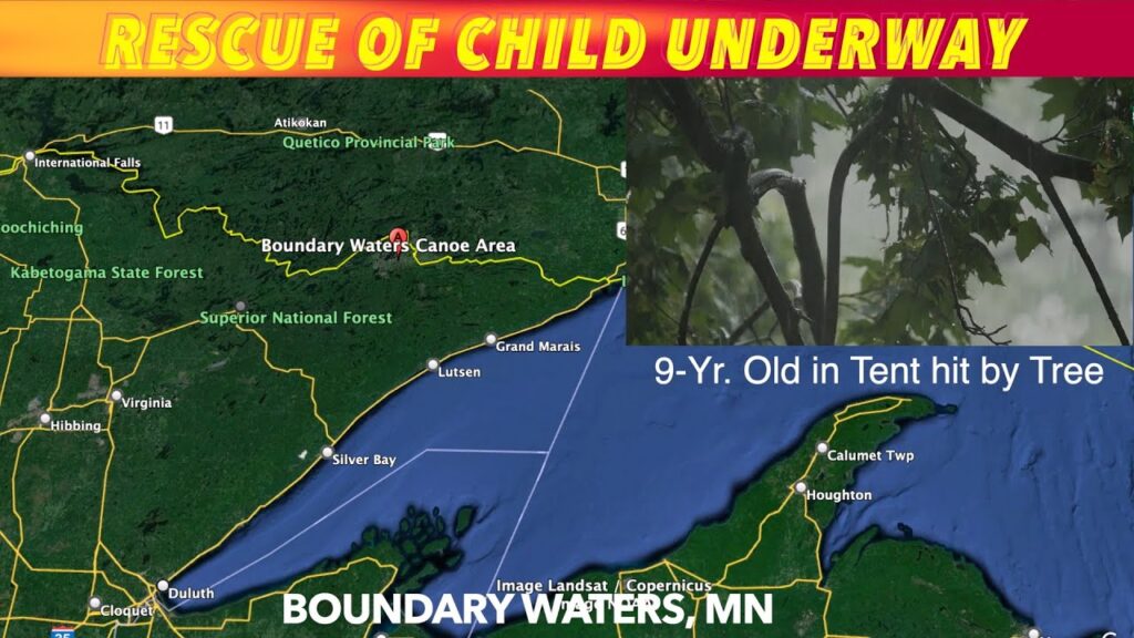 BREAKING NEWS: Rescue Of Child Underway In Minnesota Boundary Waters ...
