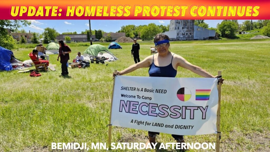 UPDATE: Homeless Protest In Bemidji Continues Saturday - iNewZ