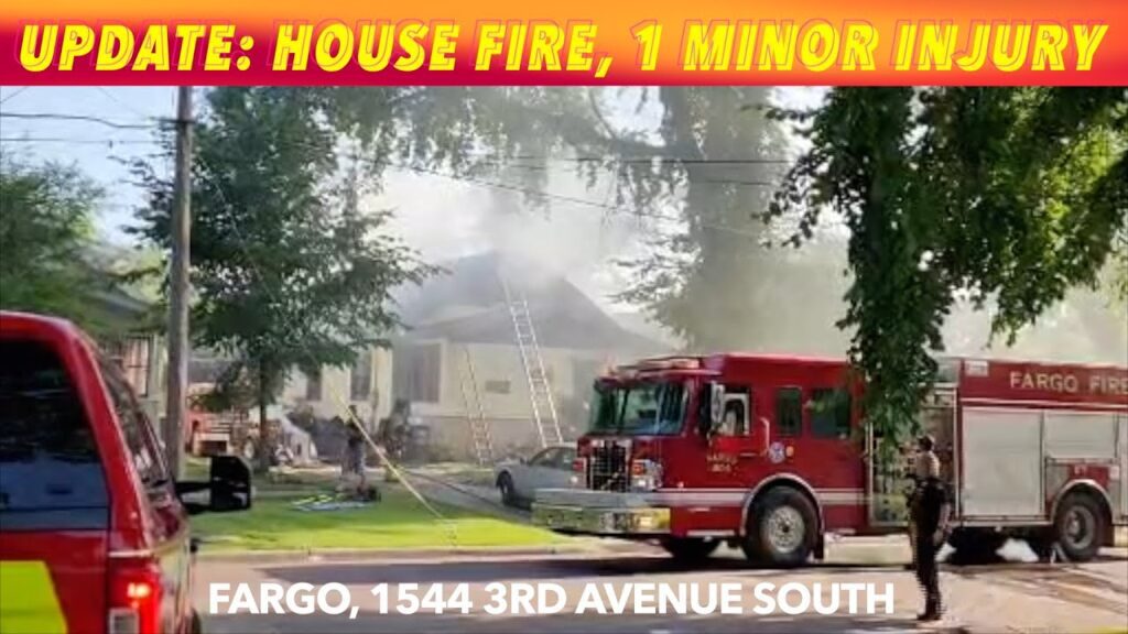 UPDATE: Fargo House Fire, 1 Minor Injury - iNewZ