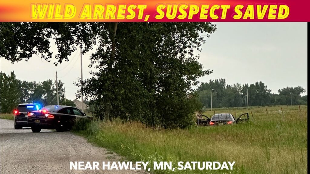 Wild Arrest, Suspect Saved In Rural Hawley, Minnesota - iNewZ