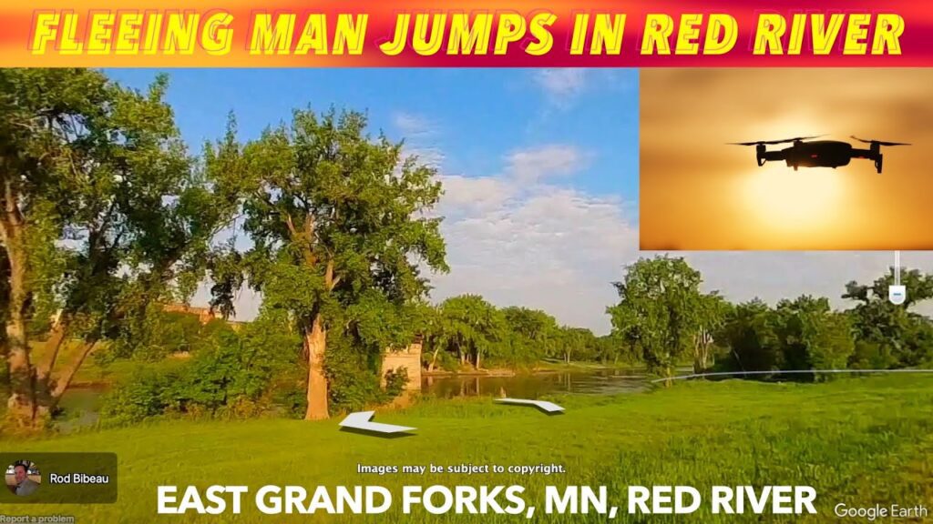 WILD CHASE: Fleeing Man Jumps In Red River At East Grand Forks, MN - iNewZ