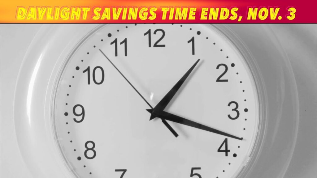 Daylight Savings Time Ends November 3 - iNewZ