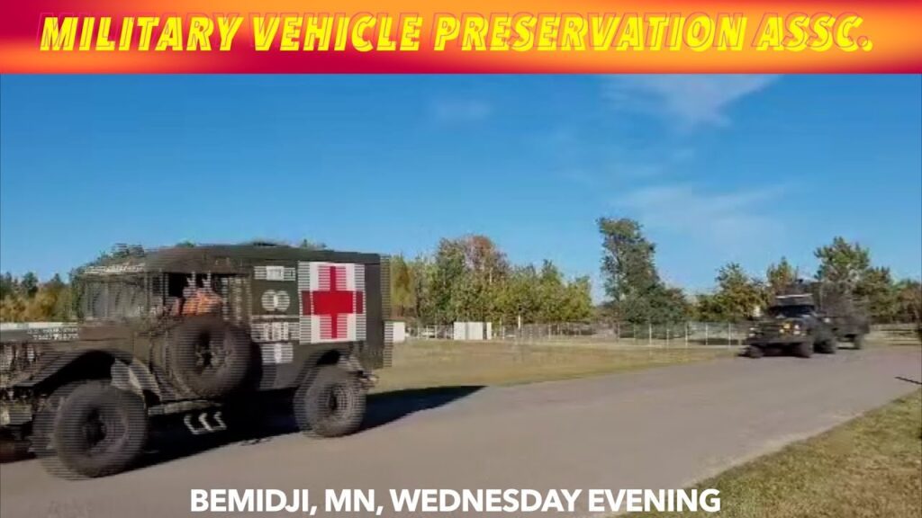 Historic Military Vehicle Convoy Rolls Through Bemidji - iNewZ
