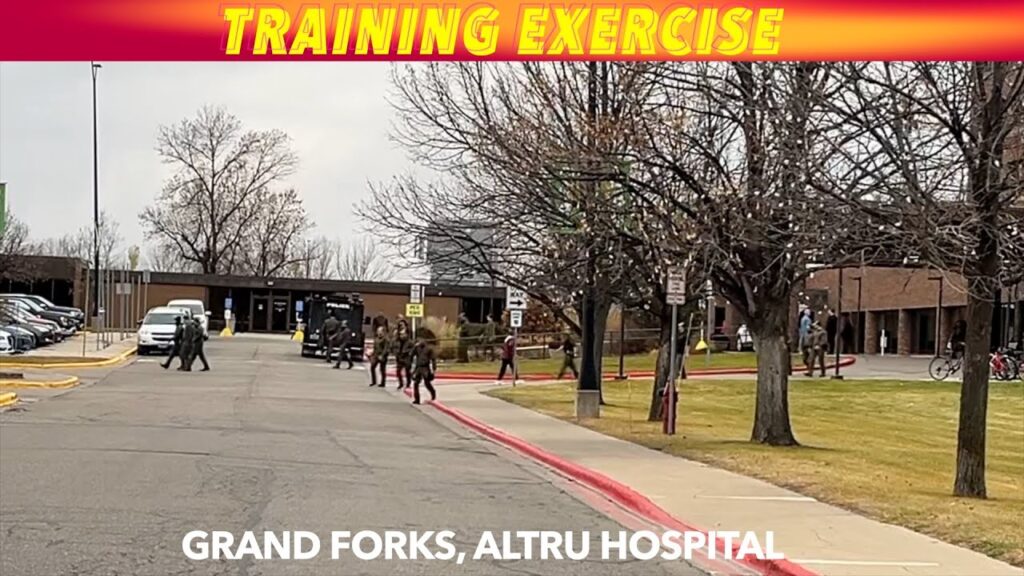 Large Police Presence Was Training Exercise At Altru Hospital - iNewZ