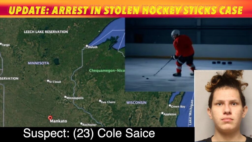 Arrest In Stolen Hockey Sticks Case In Duluth - iNewZ