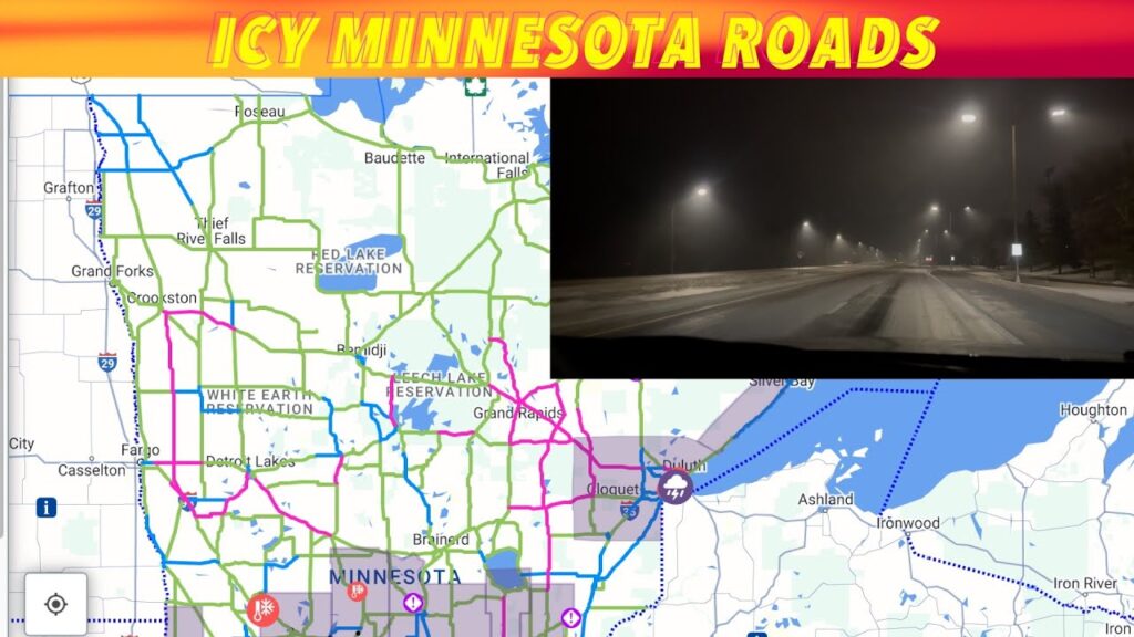 Icy Road Conditions In Minnesota - iNewZ