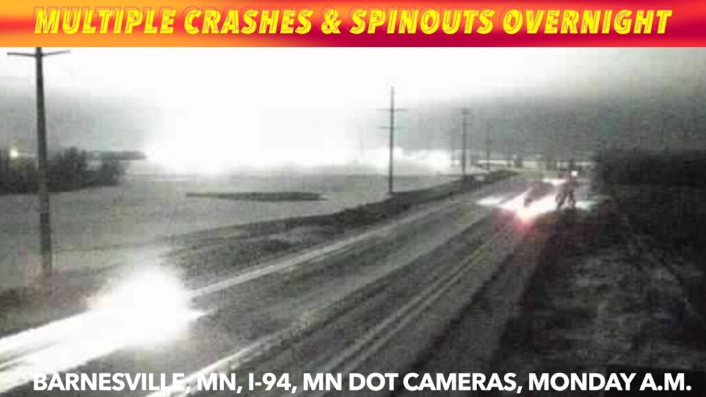 UPDATE: Multiple Crashes & Spinouts On I-94 Overnight Into This Monday ...
