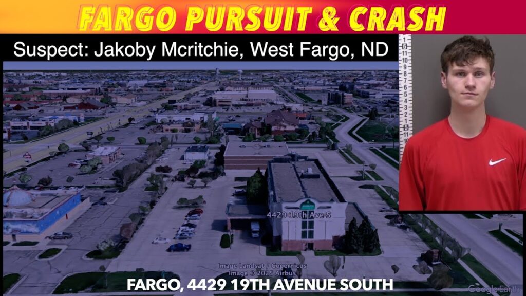 Early Friday Morning Pursuit & Crash In Fargo - iNewZ