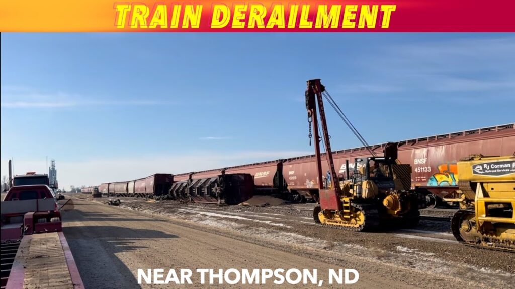 BREAKING NEWS: Train Derailment Near Thompson, North Dakota - iNewZ