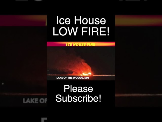 Ice House Fire On Lake Of The Woods - iNewZ