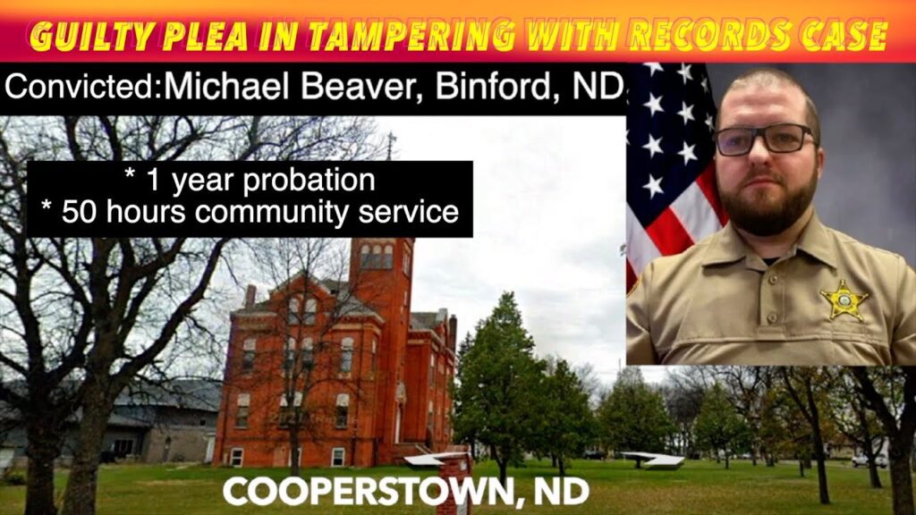 Former North Dakota Sheriff Pleads Guilty In Tampering With Public ...