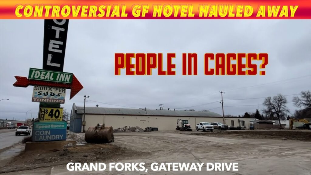 Grand Forks Hotel With Controversial Background Hauled Away - iNewZ