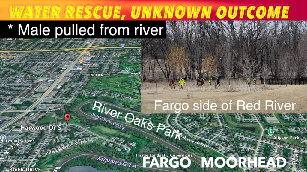 Red River Water Rescue At Fargo-Moorhead, Person Pulled From River - iNewZ