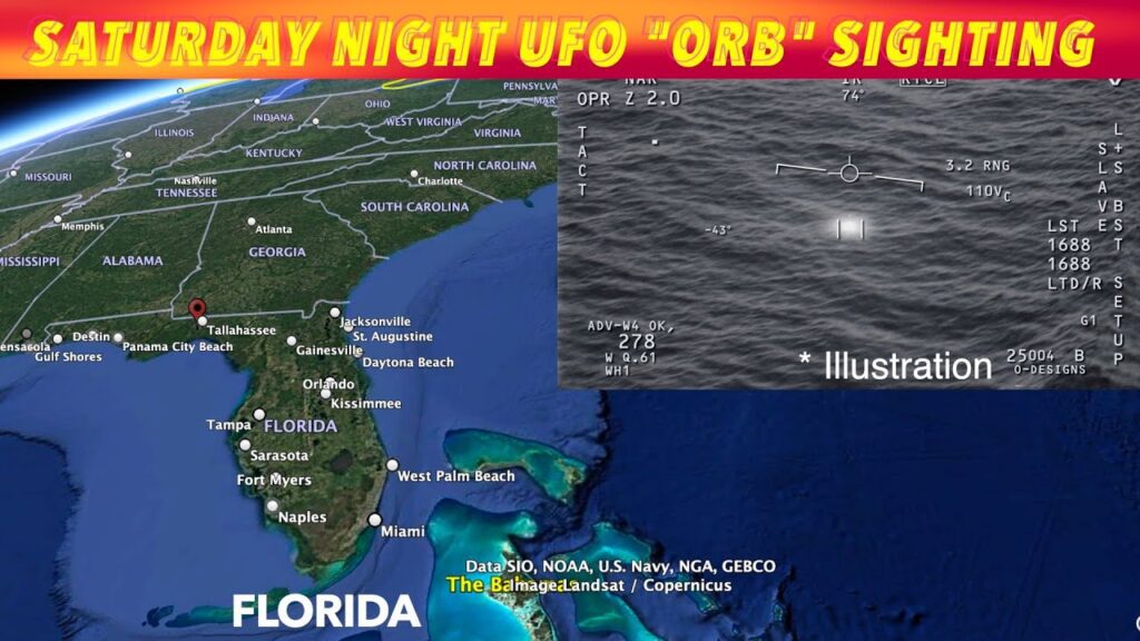 Wild Saturday Night Sighting Of UFO Off Coast Of Florida - iNewZ