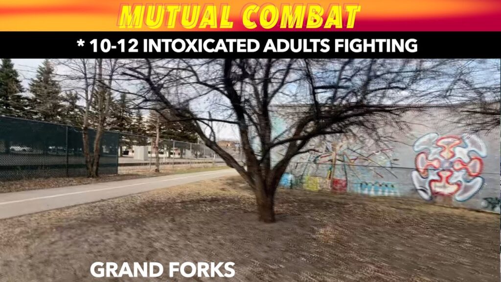 BREAKING NEWS: "Mutual Combat" In Downtown Grand Forks, Large Fight - iNewZ