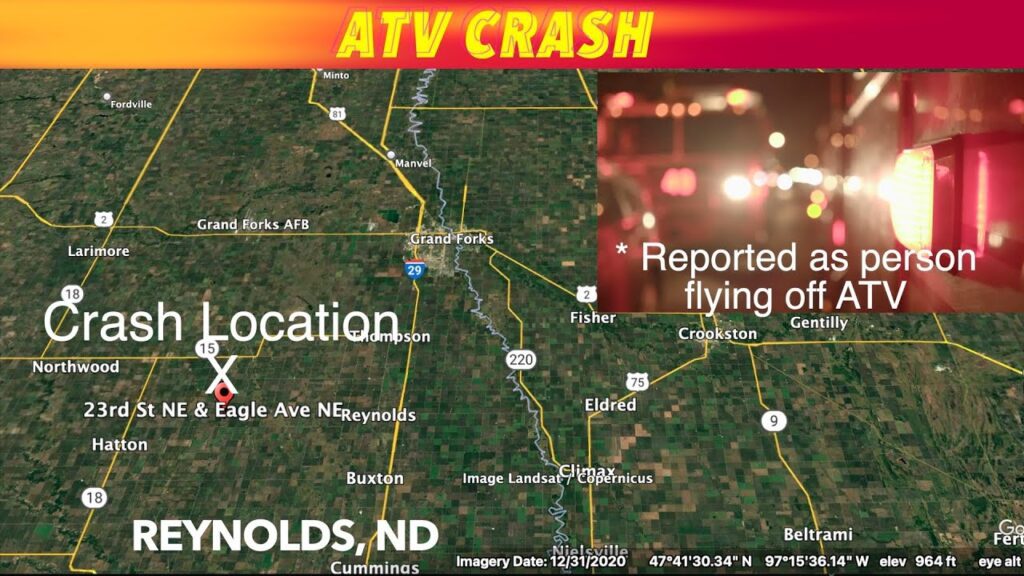 BREAKING NEWS: Report Of ATV Crash Near Reynolds, North Dakota - iNewZ