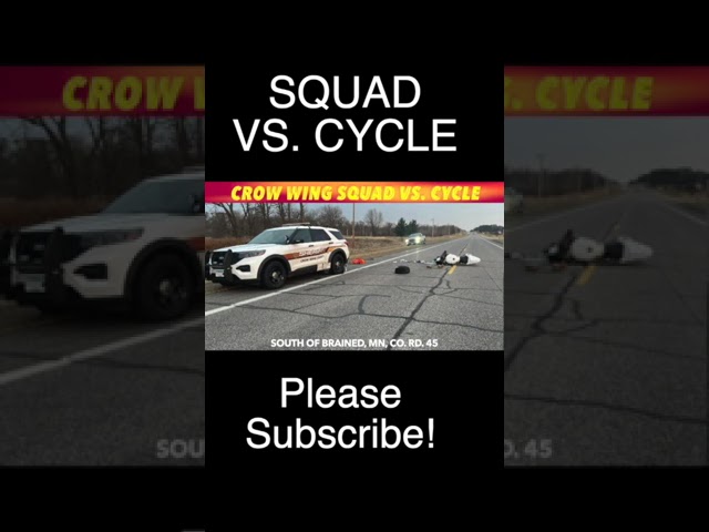 Crow Wing Squad VS. Motorcycle Near Brainerd, Minnesota - iNewZ