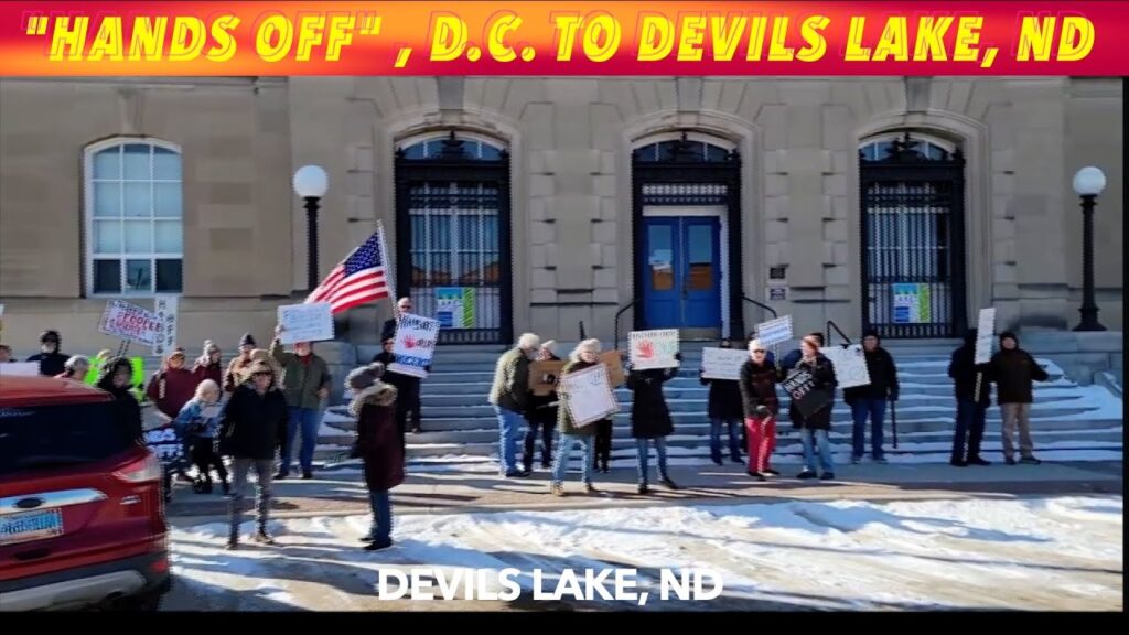 "HANDS OFF" Demonstration Underway From D.C. To Devils Lake, ND - iNewZ