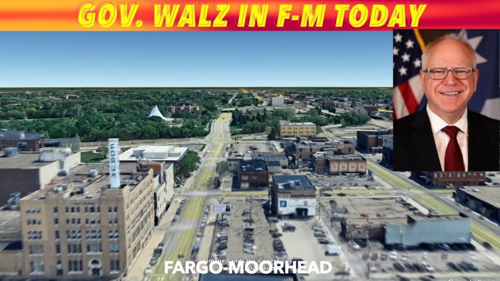 MN Gov. Walz In Fargo-Moorhead Today - iNewZ