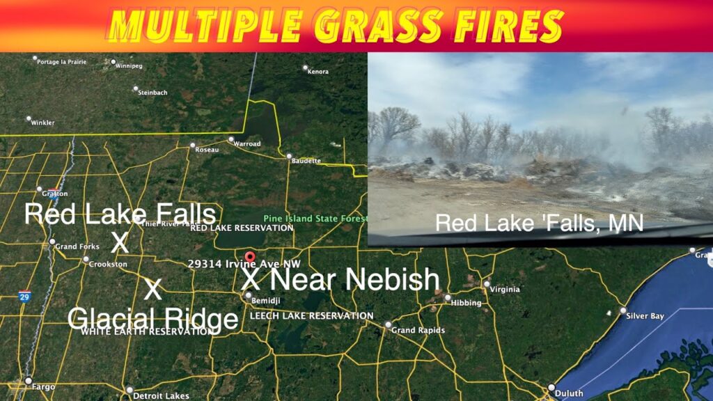 Multiple Grass Fires Around Northwest Minnesota Today - iNewZ